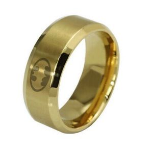 Accessories | Gold Stainless Steel Batman Ring | Poshmark